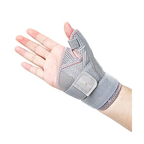 CURECARE Attelle Pouce, Orthèse Pouce CMC Confortable pour Main Dro...