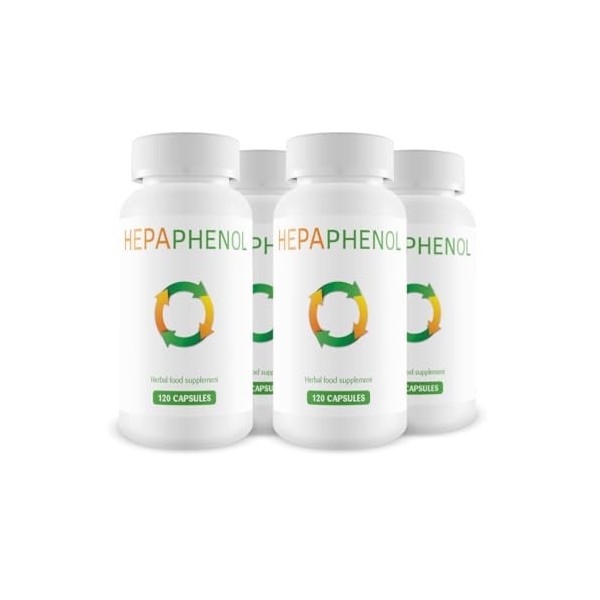 HEPAPHENOL 4 MOIS 480 Gélules CONFORT INTESTINAL - HEPATIC - 13 ING...