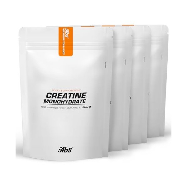 CRÉATINE MONOHYDRATE * Sachets de 500 g * Muscles et Squelettes, Pe...