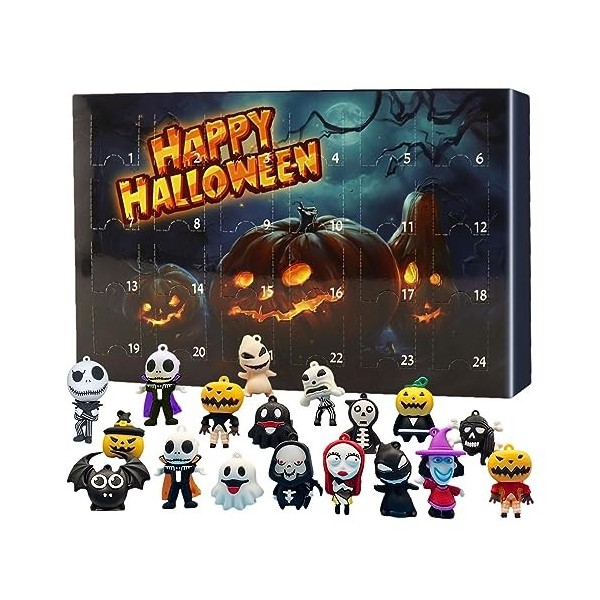 Calendrier De LHalloween 2023, Compte À Rebours DHalloween Avec 24 ...