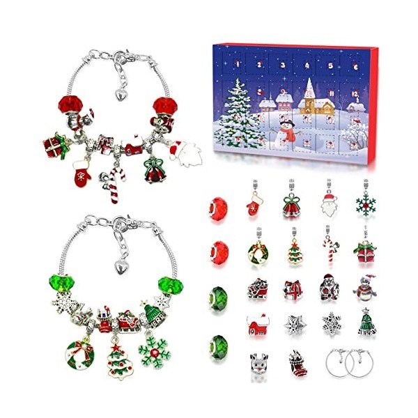 Hbsite Calendrier de lAvent 2023 Advent Calendar Noël Compte à rebo...