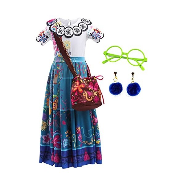 LCXYYY Mirabel Déguisement Costume Fille Cosplay Madrigal Mirabel R...