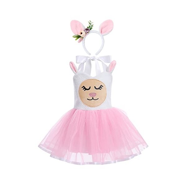 FYMNSI Déguisement Mouton Fille Costume Animaux Cosplay Robe de Pri...