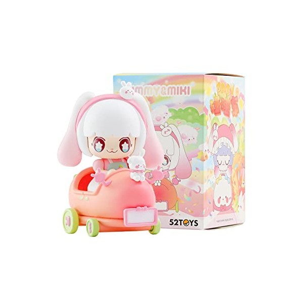 52TOYS Baby Kimmy & Miki jouant dans les voitures pare-chocs, 1 fig...