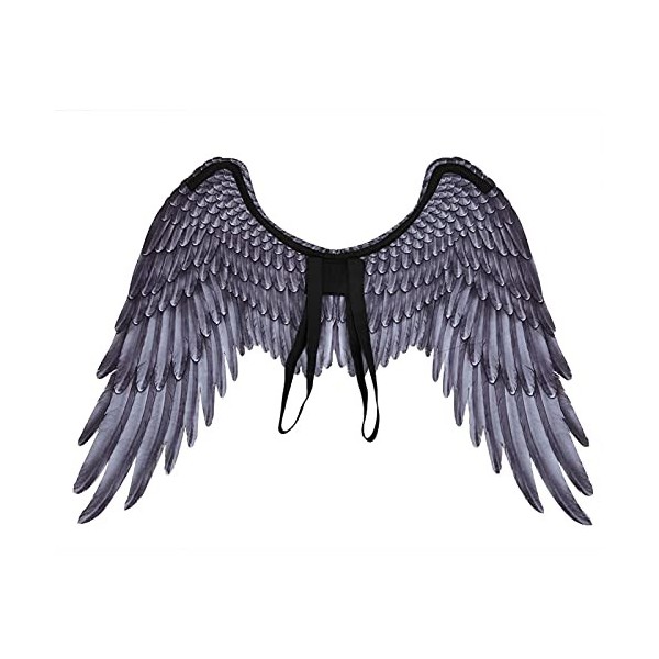 Hztyyier Ailes dange pour Enfants, Ailes dange Blanches/Noires Hall...