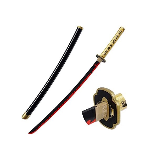 Generisch Épée Demon De Slayer Blade Anime Cosplay Épée en Bois Sab...