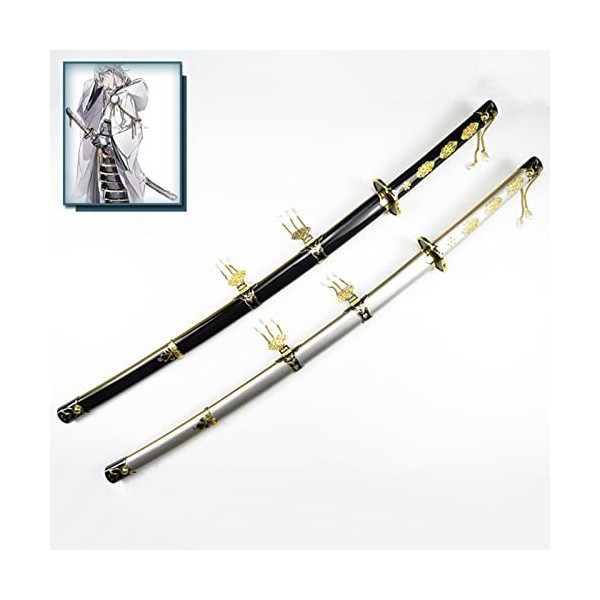 NIANXINN Épée de Samouraï Pour Cosplay, Katana Lame Épée Katanas En...