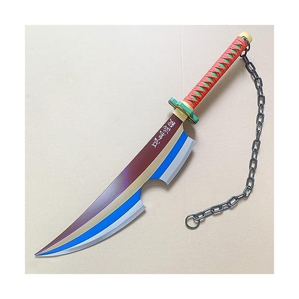 ZXCVBN Épée de Lame Katanas en Bambou pour Cosplay Demon Slayer-Uzu...