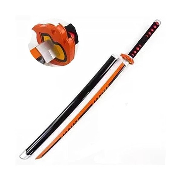 ZXCVBN Demon Slayer Anime Katana Cosplay Épée avec Ceinture, Access...
