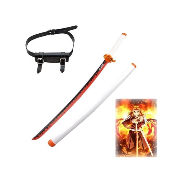 Épée Demon Slayer Samurai Katana Blade, Accessoires de Cosplay Kata...