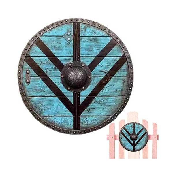woyufen Bouclier Viking Bouclier, Bouclier Rond Viking Médiéval en ...