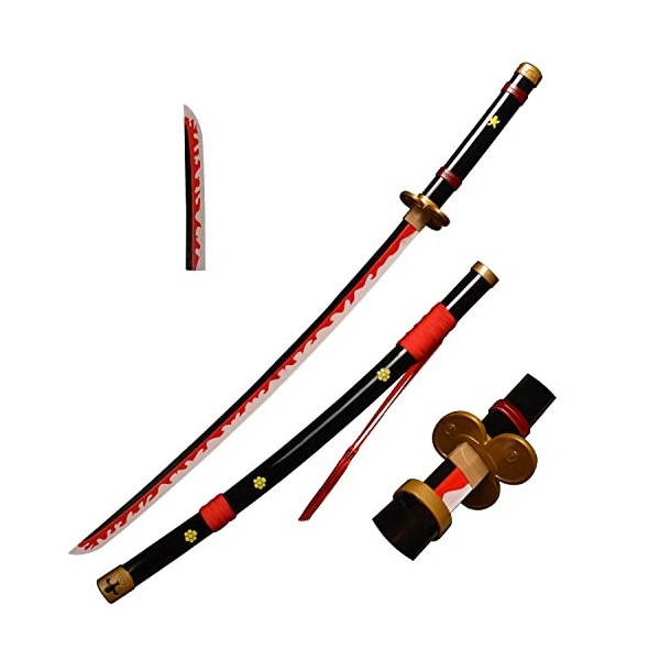 Skyward Blade Épée en bois Roronoa Zoro Katana, Anime Original Text...