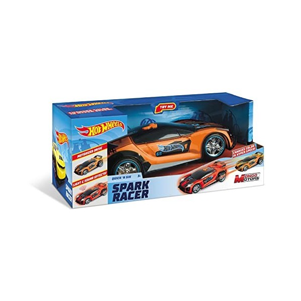 MONDO- Hot Wheels Spark Racers Quick N SIK Voiture motorisée pour E...