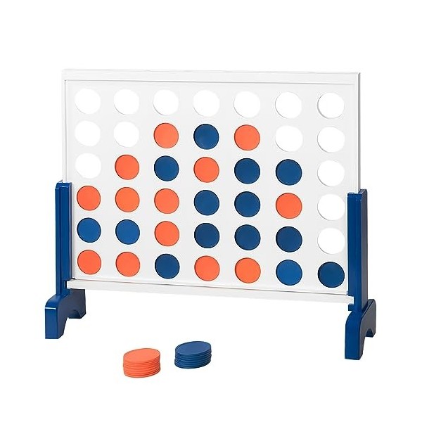 GOPLUS Jeu de Puissance 4 Géant en Bois, Jeu de Connexion 4 en Lign...