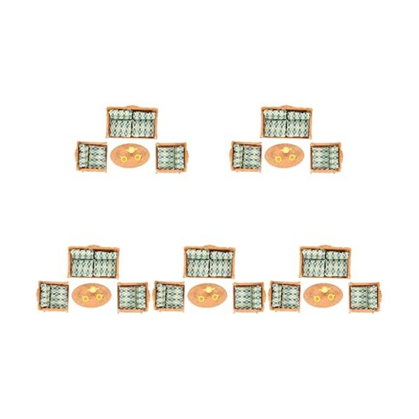 TOYANDONA 15 Pièces Modèle De Canapé Mini Canapé Réaliste Décoratio...