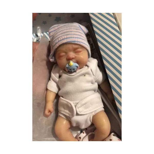 7 "Fille Micro Preemie Corps Complet Silicone bébé poupée Susie réa...