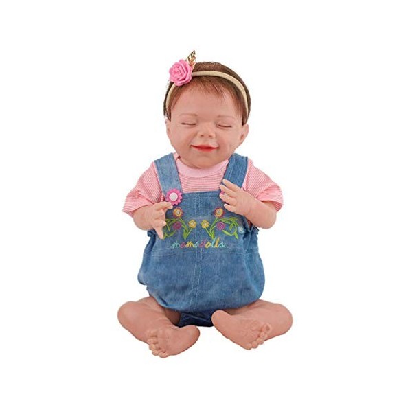 51 Cm Réaliste Reborn Bébé Poupées Belle Réaliste Corps Entier Viny...