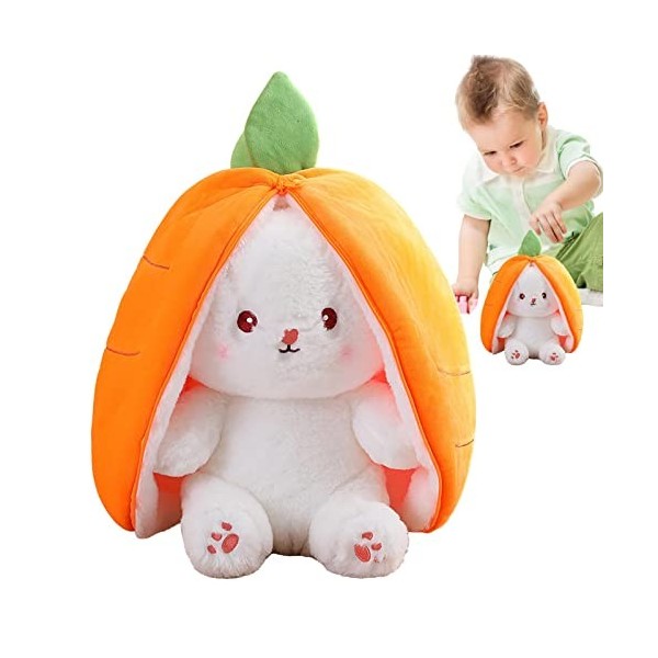 Xiaoxin Cache-Cache Lapins dans Une Pochette en Carotte, Oreiller e...