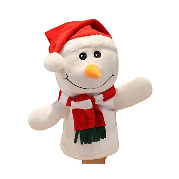Jouet du Père Noël – Marionnette À Main en Peluche Mignonne, Marion...