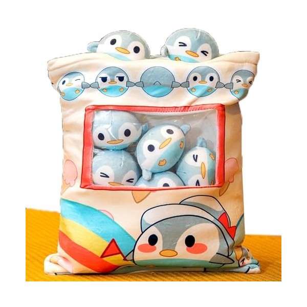 Oreiller De Collation De Pudding De Chat Mignon, 8 Mini PoupéEs Inc...