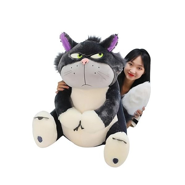 ImockA 30-80 cm Cendrillon Lucifer Chat en Peluche Doux Anime Dessi...
