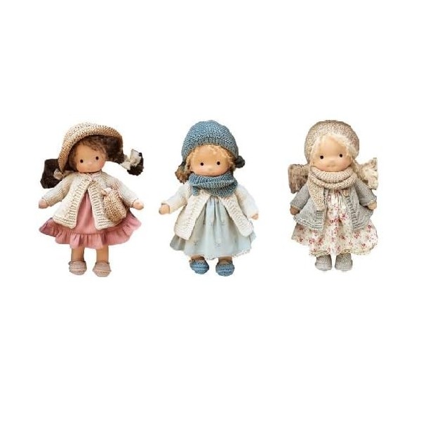HUNYA Waldorfs Doll, Poupée Waldorfs Faite Main, Jouet Danime en Pe...