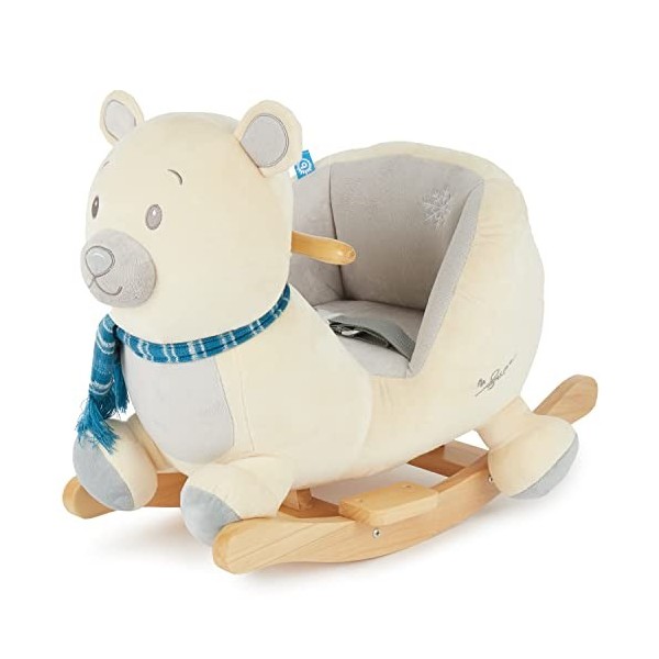 Bieco Peluche Animal à Bascule Lars lours Polaire | Cheval a Bascul...