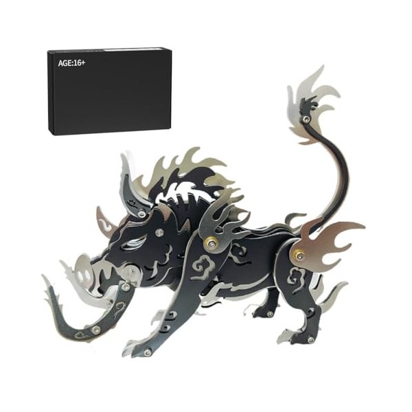 TYFUN Puzzle 3D en métal, 100 pièces, créature mythique, puzzle 3D,...