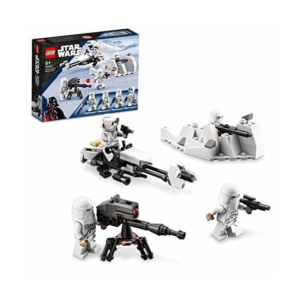 LEGO 75320 Star Wars Pack de Combat Snowtrooper, Set Collector avec...