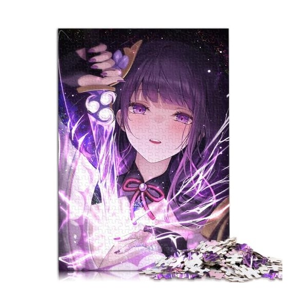 Puzzle 1000 pièces pour Adultes Genshin Impact Raiden Shogun Carton...