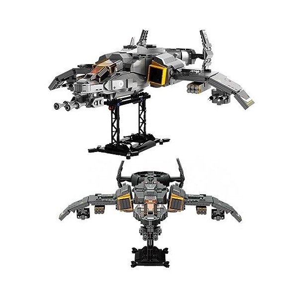 Doyomtoy Sci-FI Fighter Jet Block Set, Phantom Attack Jet Model Blo...