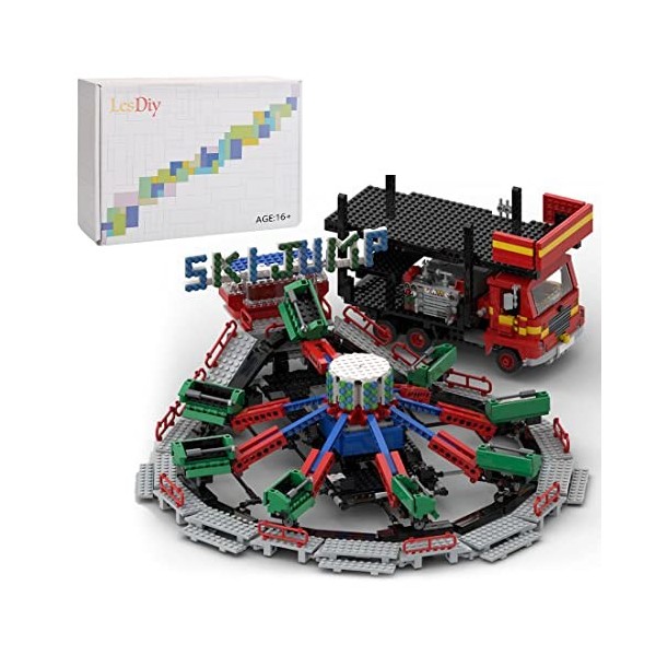 Panno Fairground Ski Jump Ride Street View Kit de Construction, kit...