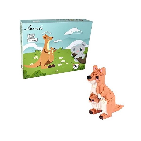 Larcele KLJM-07 Lot de 899 micro-blocs de construction - Kit de con...