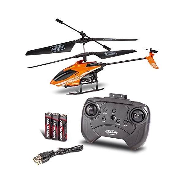 Carson 500507155 Nano Tyrann 230 Gyro IR 2CH - 100% prêt à Voler, h...
